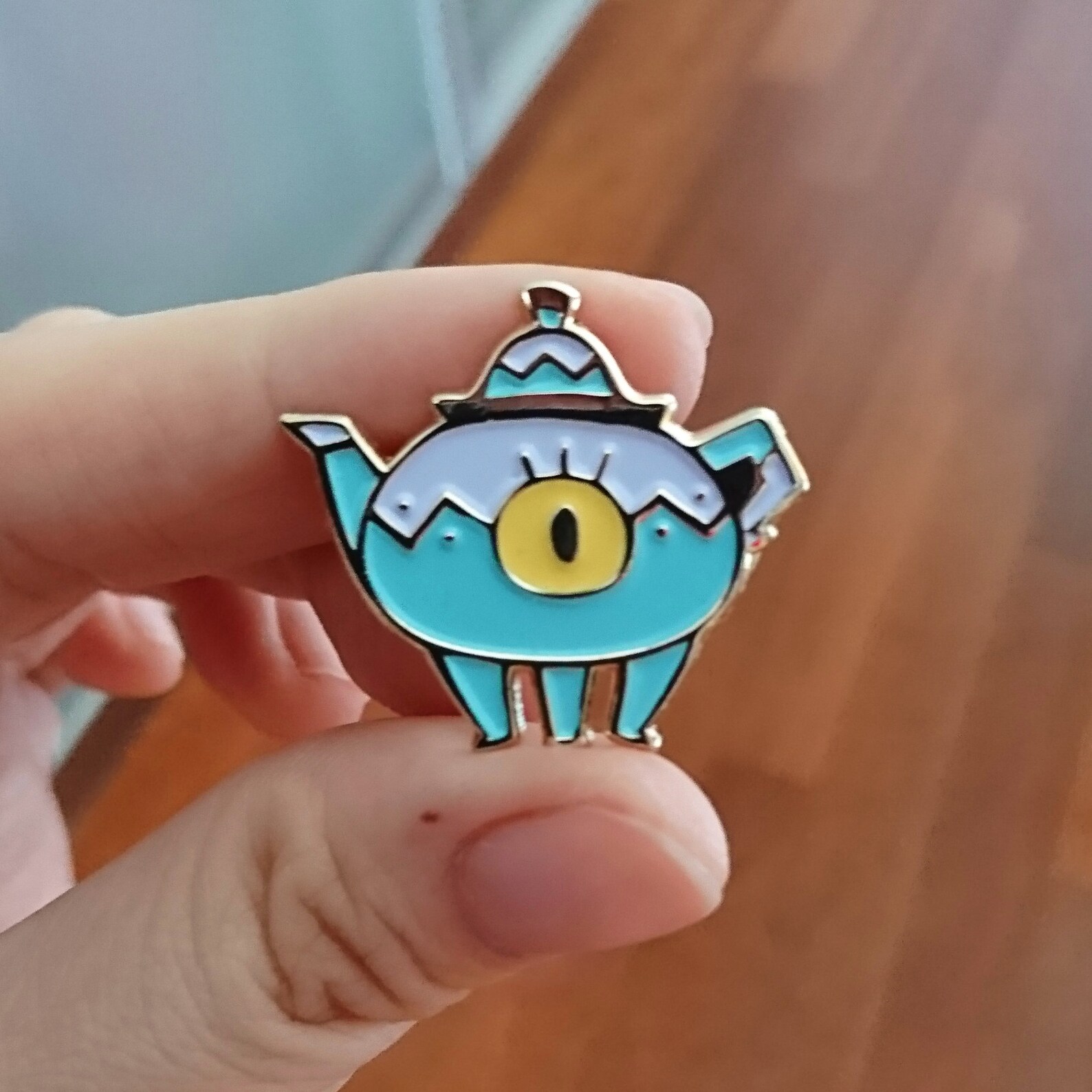 Glow in the Dark Tea Fiend Enamel Pin - Etsy