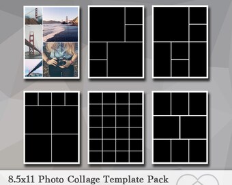 Digital Storyboard Photo Collage Templates Kit in 6x4 8 Photoshop ...