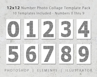 Number 0 Template - Etsy