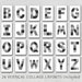 8.5x11 Photo Template Pack, Alphabet Template Pack, 26 Letters Included ...