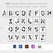 5x7 Photo Template Pack, Alphabet Template Pack, Letter Templates ...