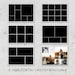 5x7 Photo Template Pack, 12 Templates, Photo Collage, Photo Card ...