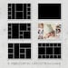 5x7 Photo Template Pack, 12 Templates, Photo Collage, Photoshop, Photo ...