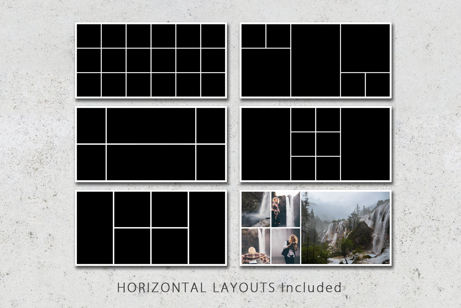 10x20 Photo Collage Digital Template Pack 18 Templates - Etsy