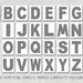 5x7 Photo Template Pack, Alphabet Template Pack, Letter Templates ...