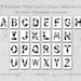 5x7 Photo Template Pack Alphabet Template Pack Letter | Etsy