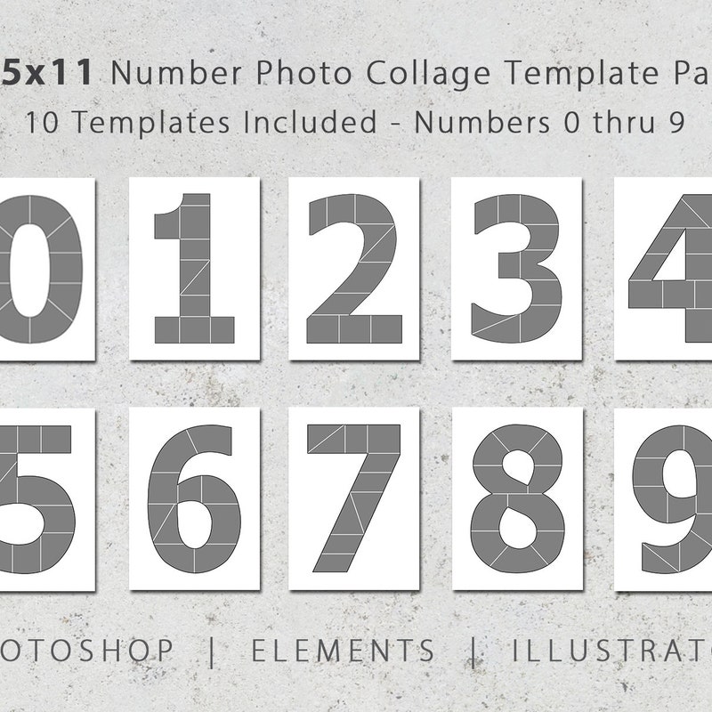 Number 1 Photo Collage - Etsy
