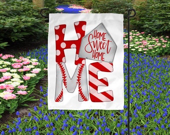 Baseball Garden Flag | Etsy