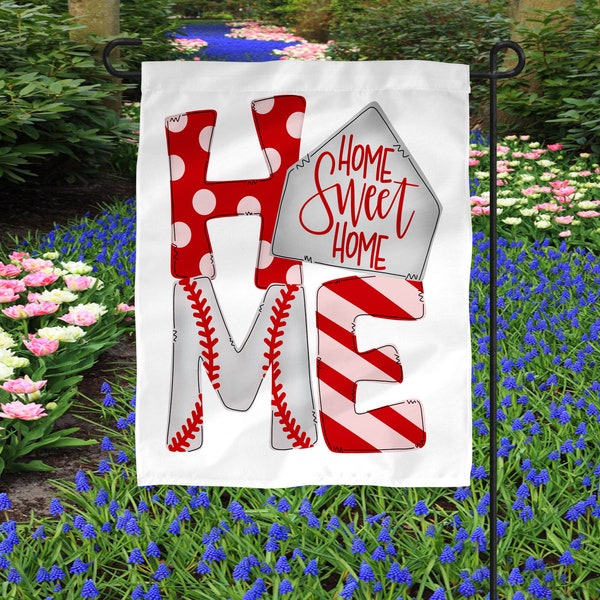 Baseball Garden Flag - Etsy