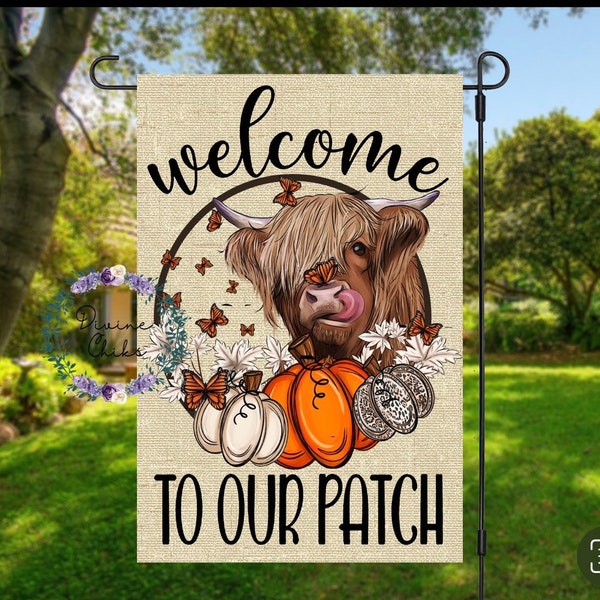 Cow Garden Flag Png - Etsy