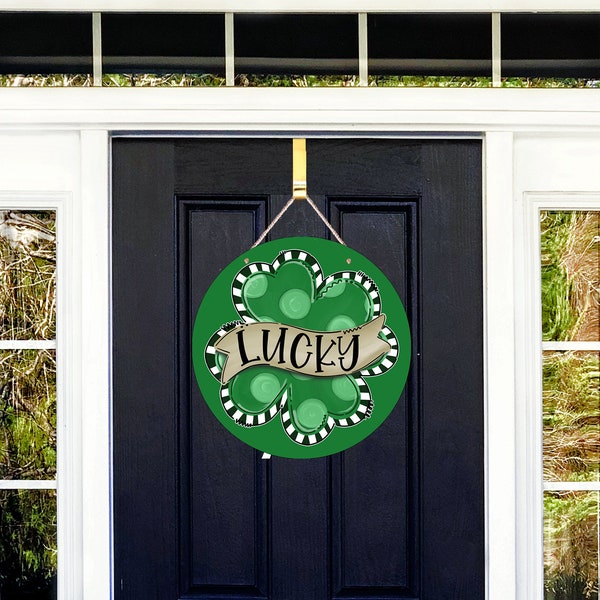 St Patricks Day Door Hanger Etsy