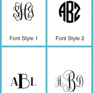 Stripe Floral Monogram Print License Plate or Set - Etsy