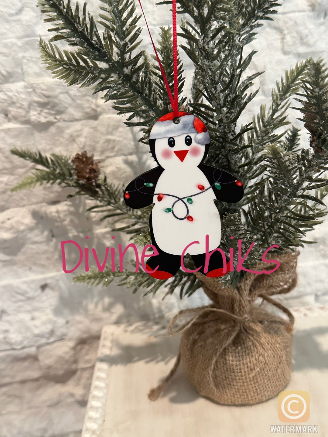Penguin Christmas Ornament, Christmas Decorations, Christmas Decor ...