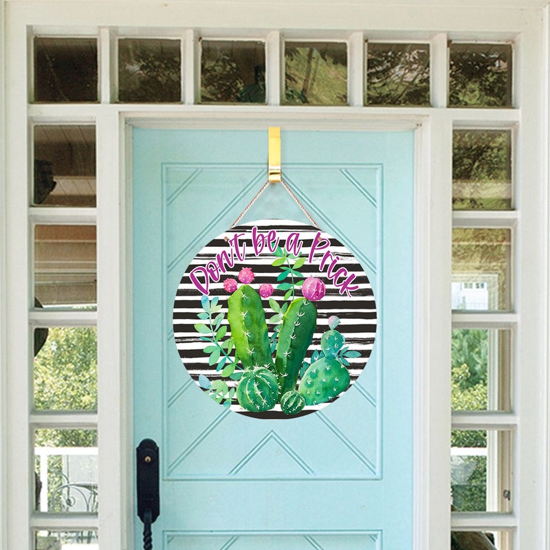 Cactus Door Hanger - Etsy