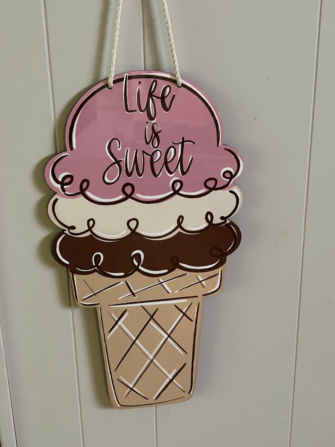 Ice Cream Door Hanger, Door Hangers, Door Hangers, Door Hanger, Ice ...