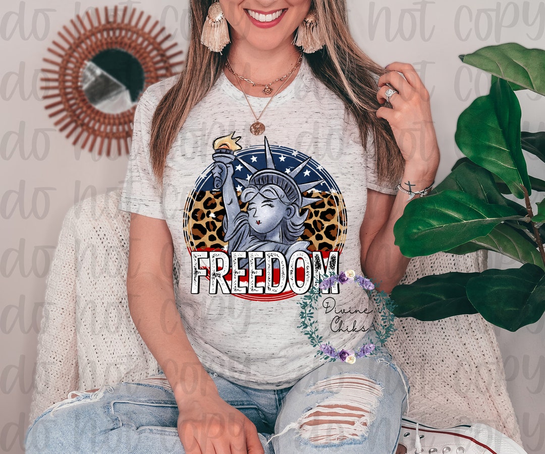 Freedom Tee chemise patriotique tee tee chic tee - Etsy France