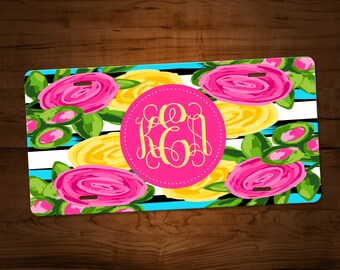 Preppy License Plate - Etsy