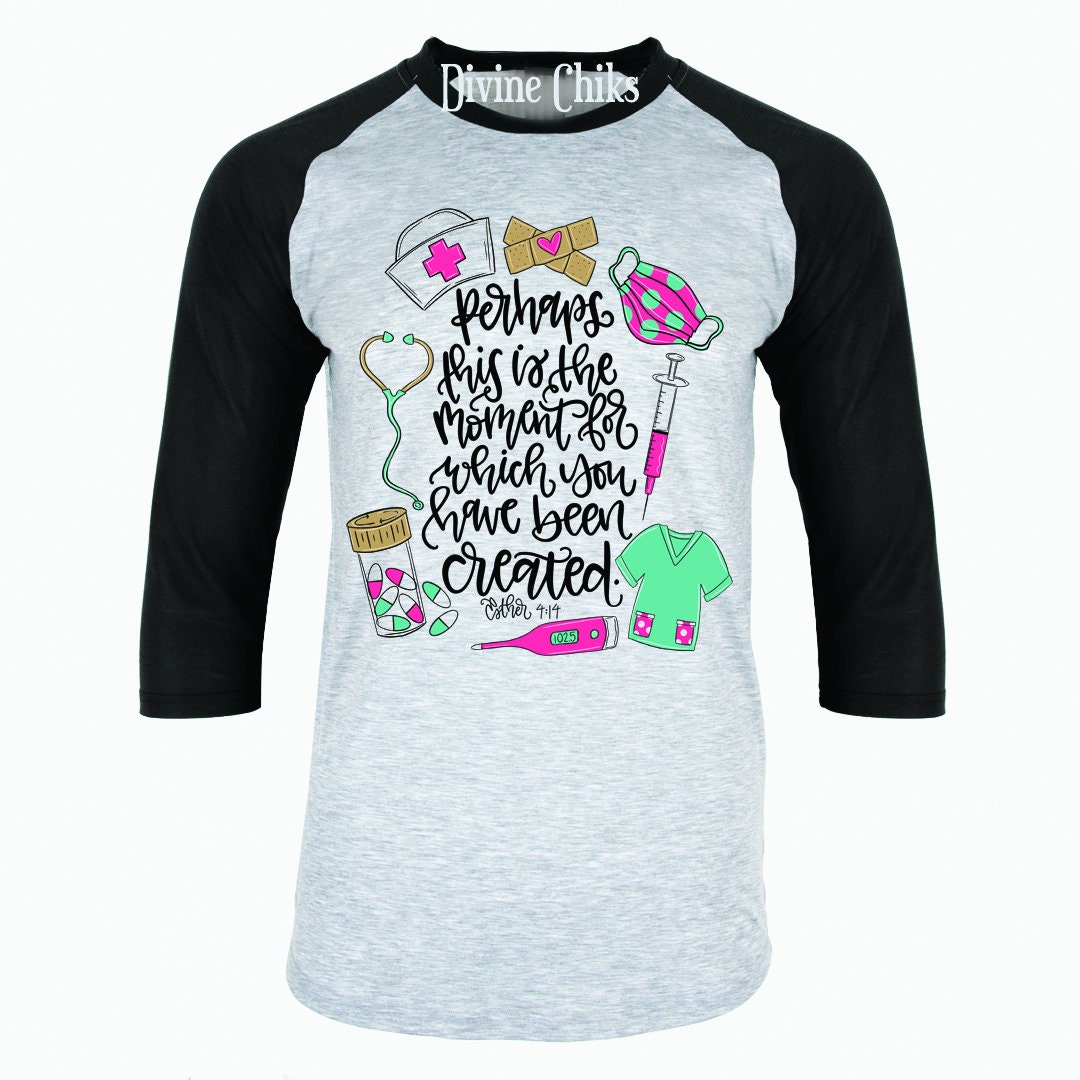 Nurse Baseball Tee, Baseball Raglan, Nurse Tees, Raglan Tees,nursing ...