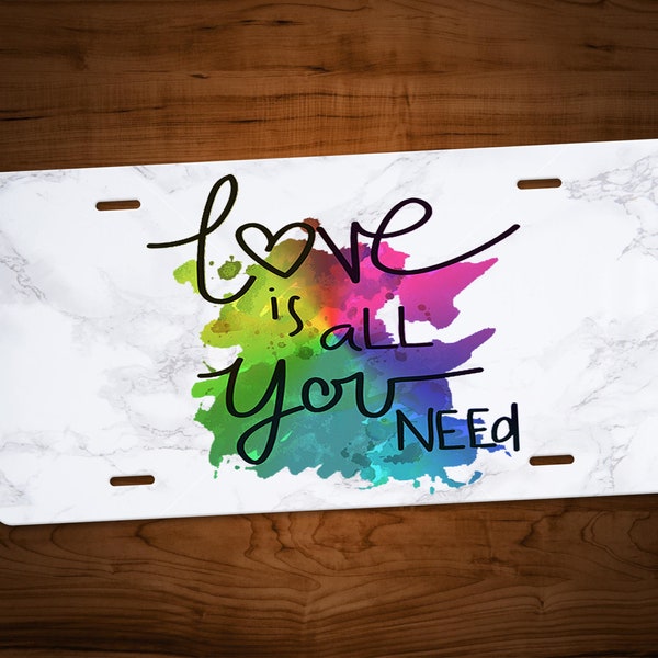 Lgbt License Plate - Etsy