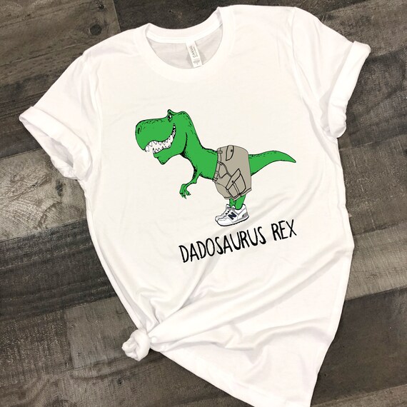 Dadosaurus Rex Dinosaur Tee Fathers Day Tees Flag Tees Tees | Etsy