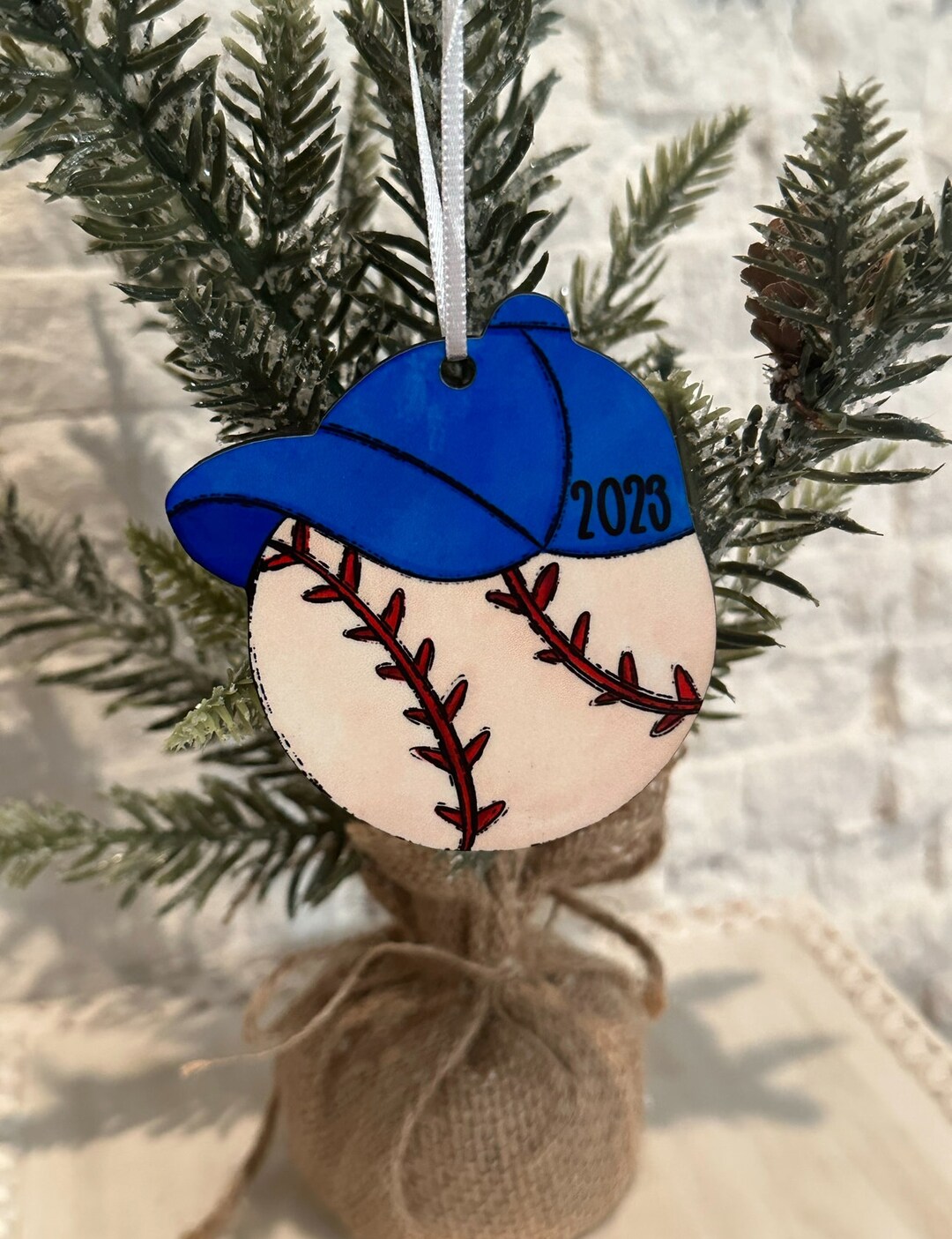 Baseball Christmas Tree Christmas Ornament, Baseball Ornaments ...