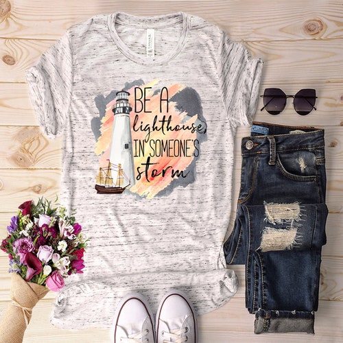 Be a Lighthouse in Someone's Storm Digital Design - Etsy
