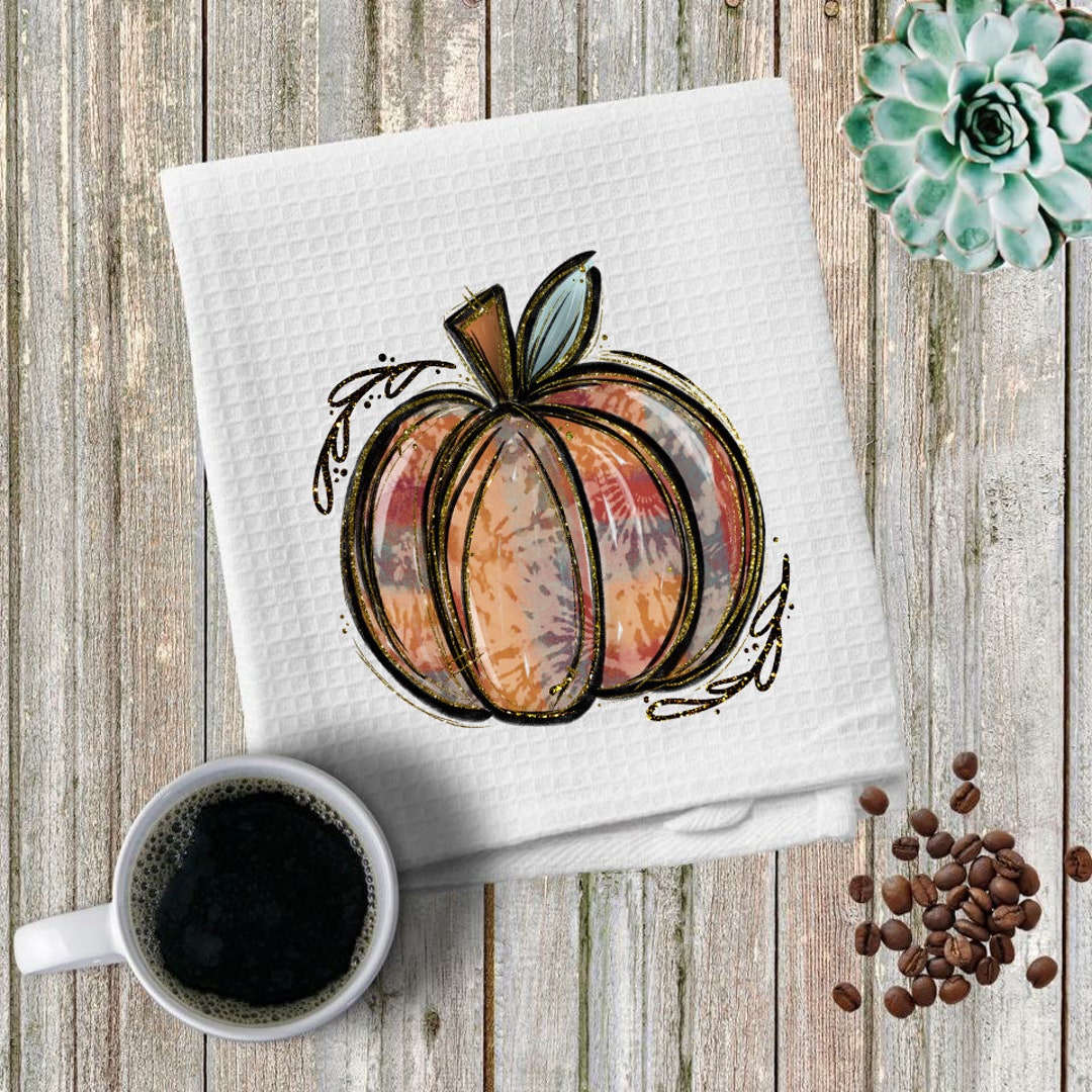Fall Hand Towels/fall Towels/halloween Towelsthanksgiving Towel Pumpkin ...