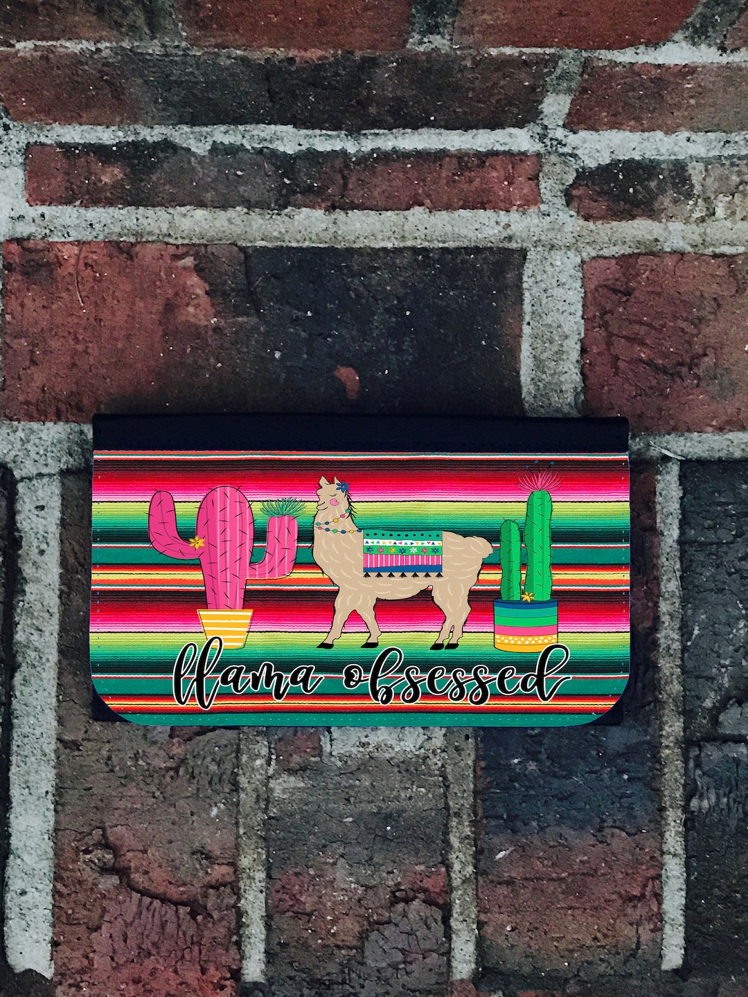 Llama Obsessed Wallet, Llama Wallets Llama Gifts, - Etsy