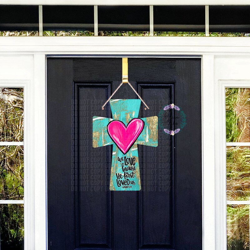 Cross for Front Door - Etsy