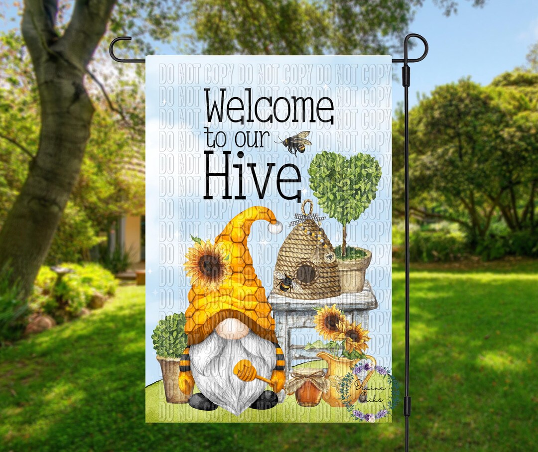 Bee Hive Summer Flag, Mothers Day Garden Flags, Garden Flag/garden ...