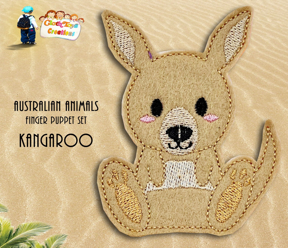 Australian Animal Finger Puppet Play Set Toddler Toy - Etsy Australia