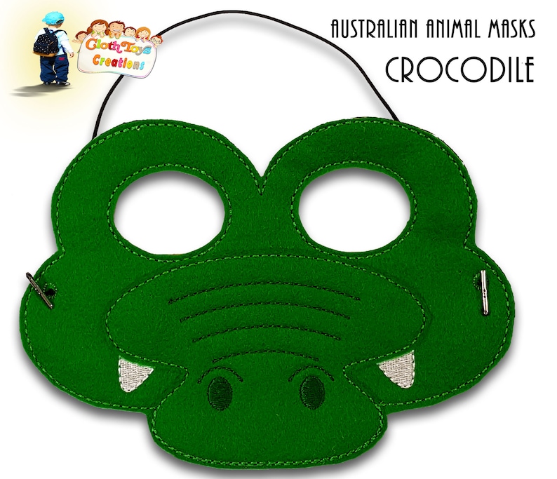 Children's Dress up Mask Embroidered Felt Mask - Etsy