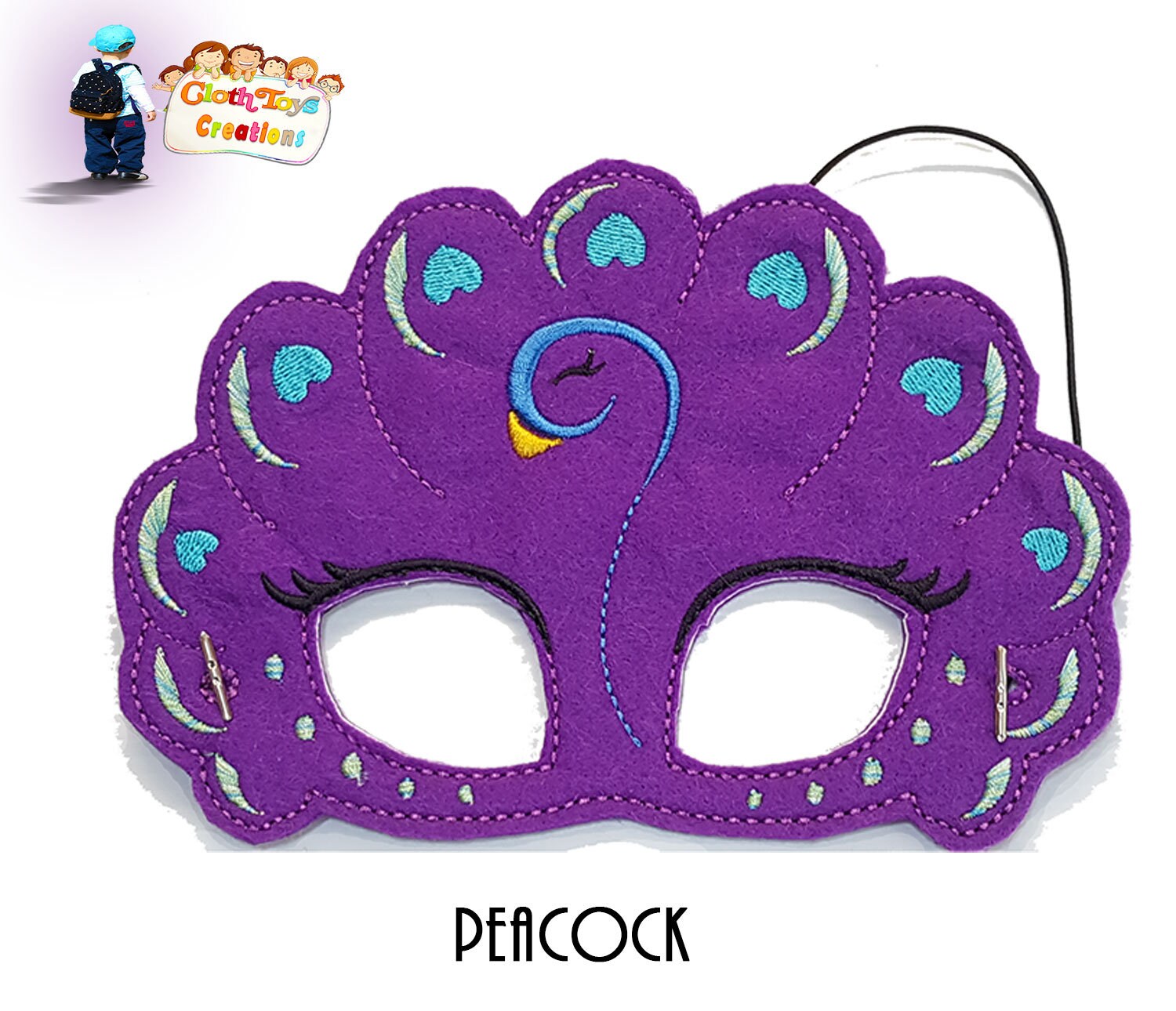 Felt Bird Mask, Pretend Play for Children 2 8, Imaginative Play, Party ...