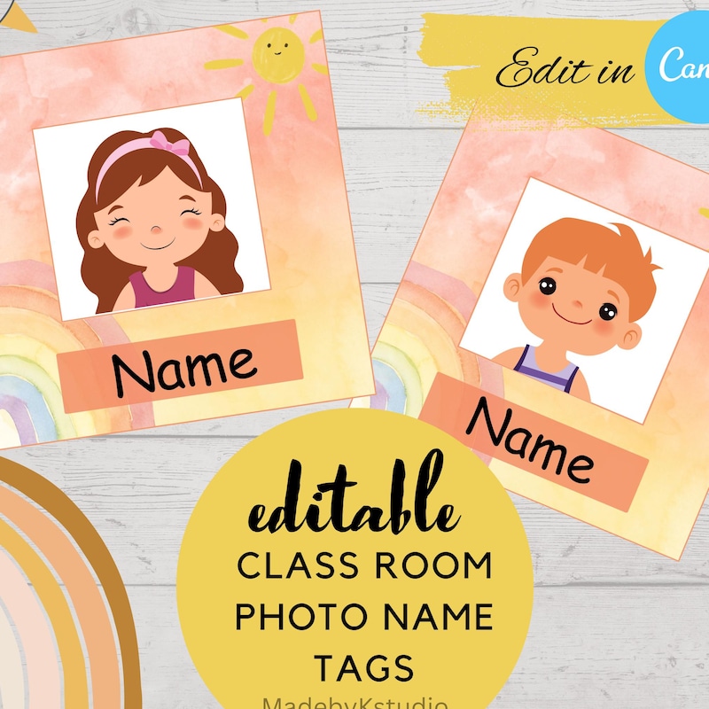 Cubby Name Tags - Etsy