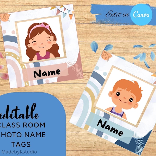 Cubby Name Tags - Etsy
