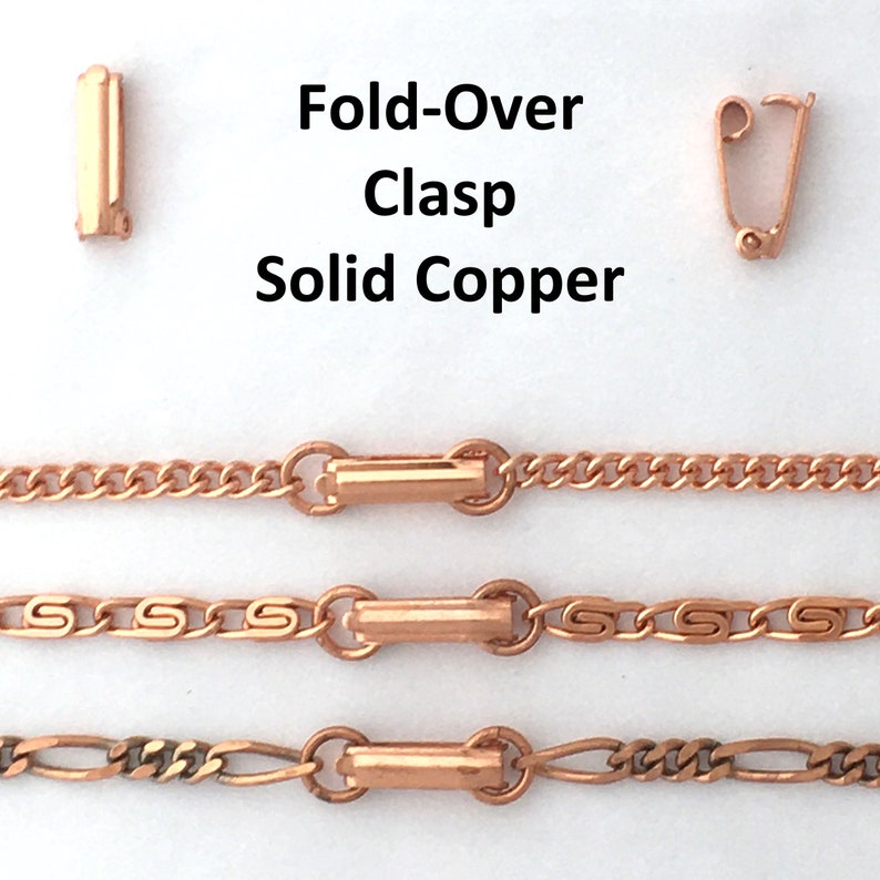Solid Copper Necklace Chain Celtic Scroll Chain Necklace NC66 Medium ...