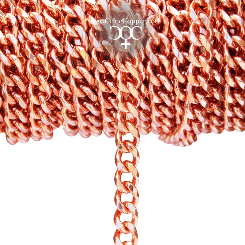 Copper Chain 15 Mm - Etsy