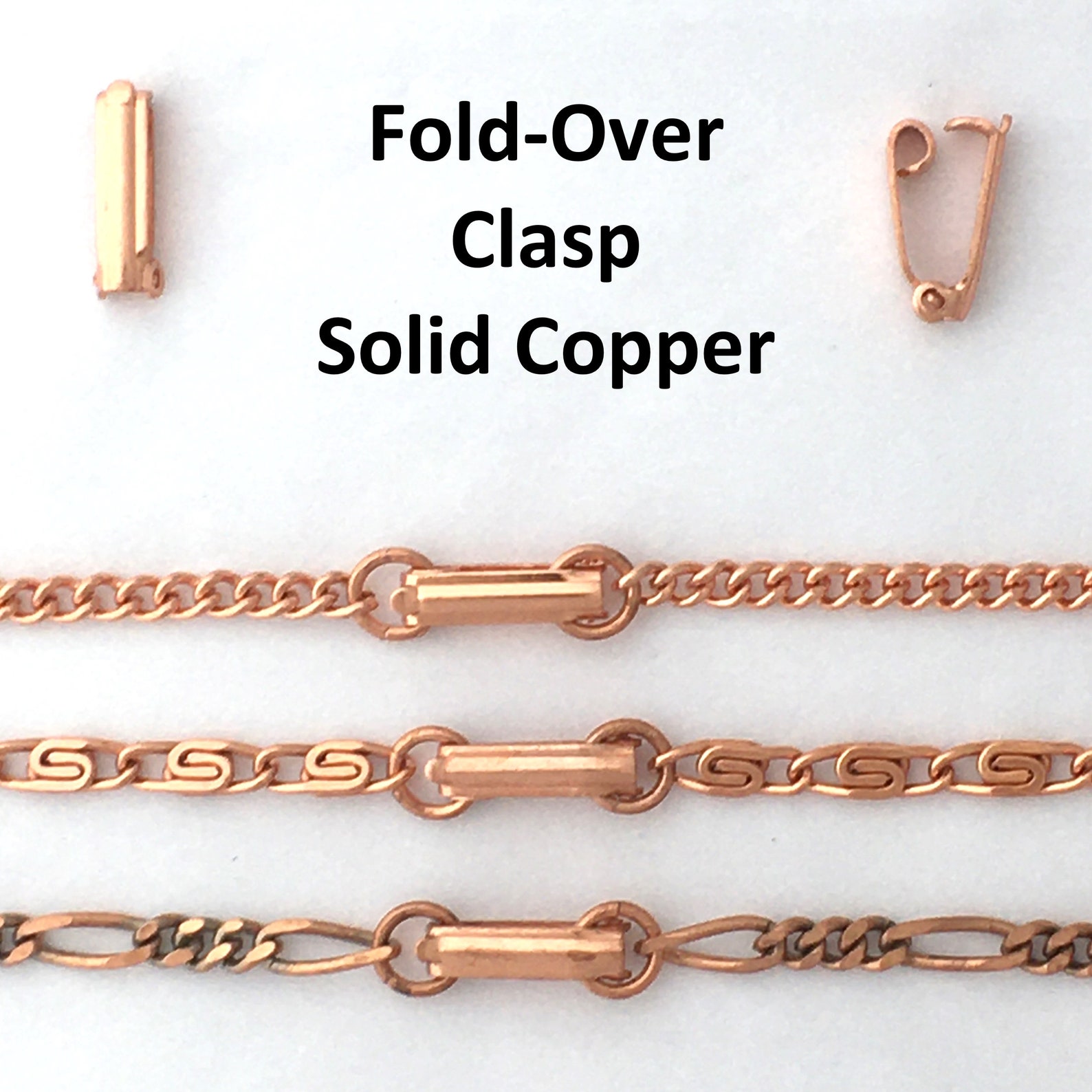 Custom Necklace Chain Solid Copper Celtic Scroll Chain - Etsy