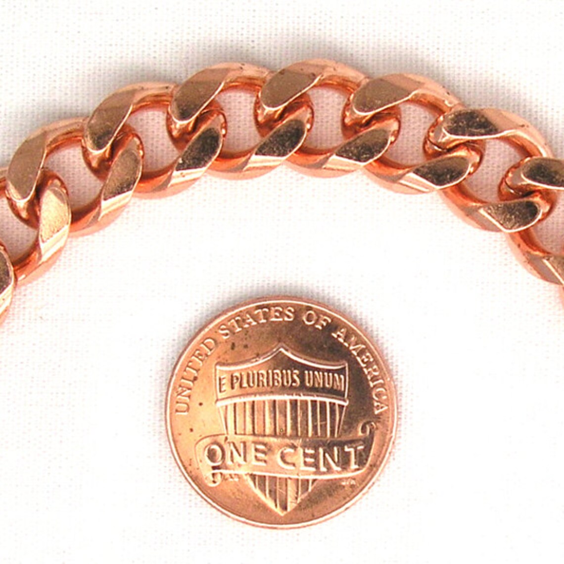 Bulk Copper Curb Chain 10mm Heavy Copper Chain by the Foot - Etsy