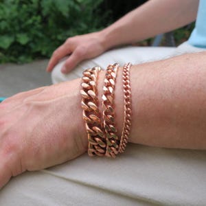 Bulk Copper Curb Chain 10mm Heavy Copper Chain by the Foot FC76 Copper ...