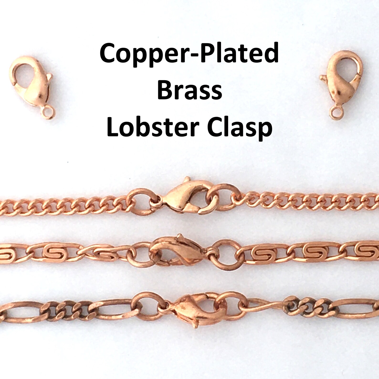 Custom Necklace Chain Solid Copper Celtic Scroll Chain - Etsy