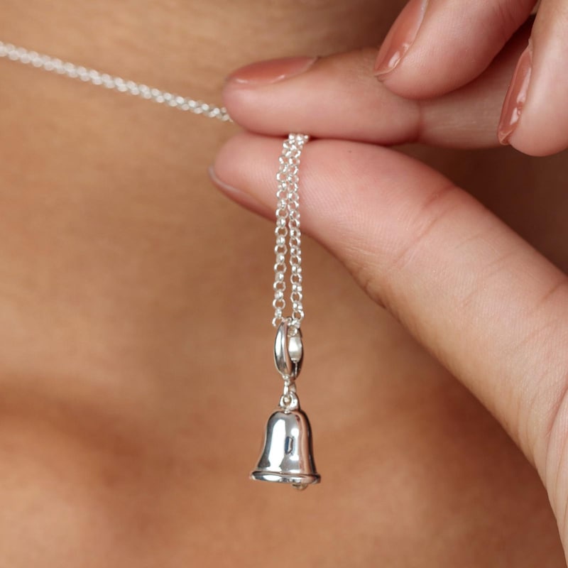 Tiny Bell Charm - Etsy