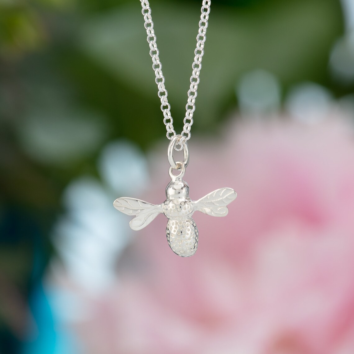 Sterling Silver Bee Necklace Bridesmaid Gifts Bumble Bee | Etsy