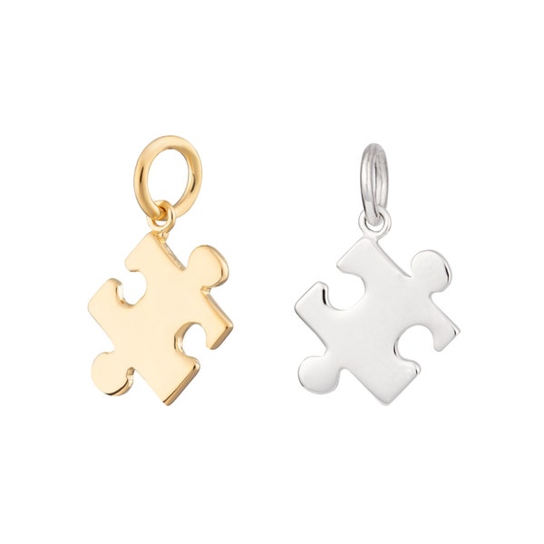 Puzzle Piece Charms - Etsy
