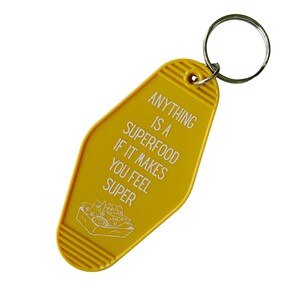 Body Positivity Nachos Motel Style Keychain in Queso Gold - Etsy