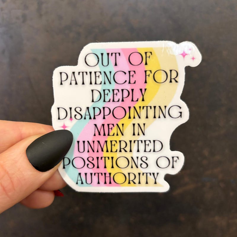 Men in Authority Sticker - Etsy