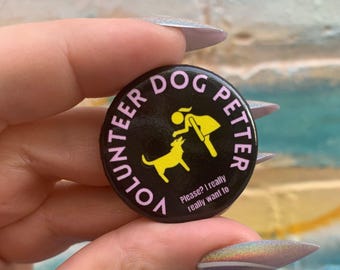 Dog Button Pins Set of 10 - 1.25" Metal Pin Back Buttons Pet Love Dog ...
