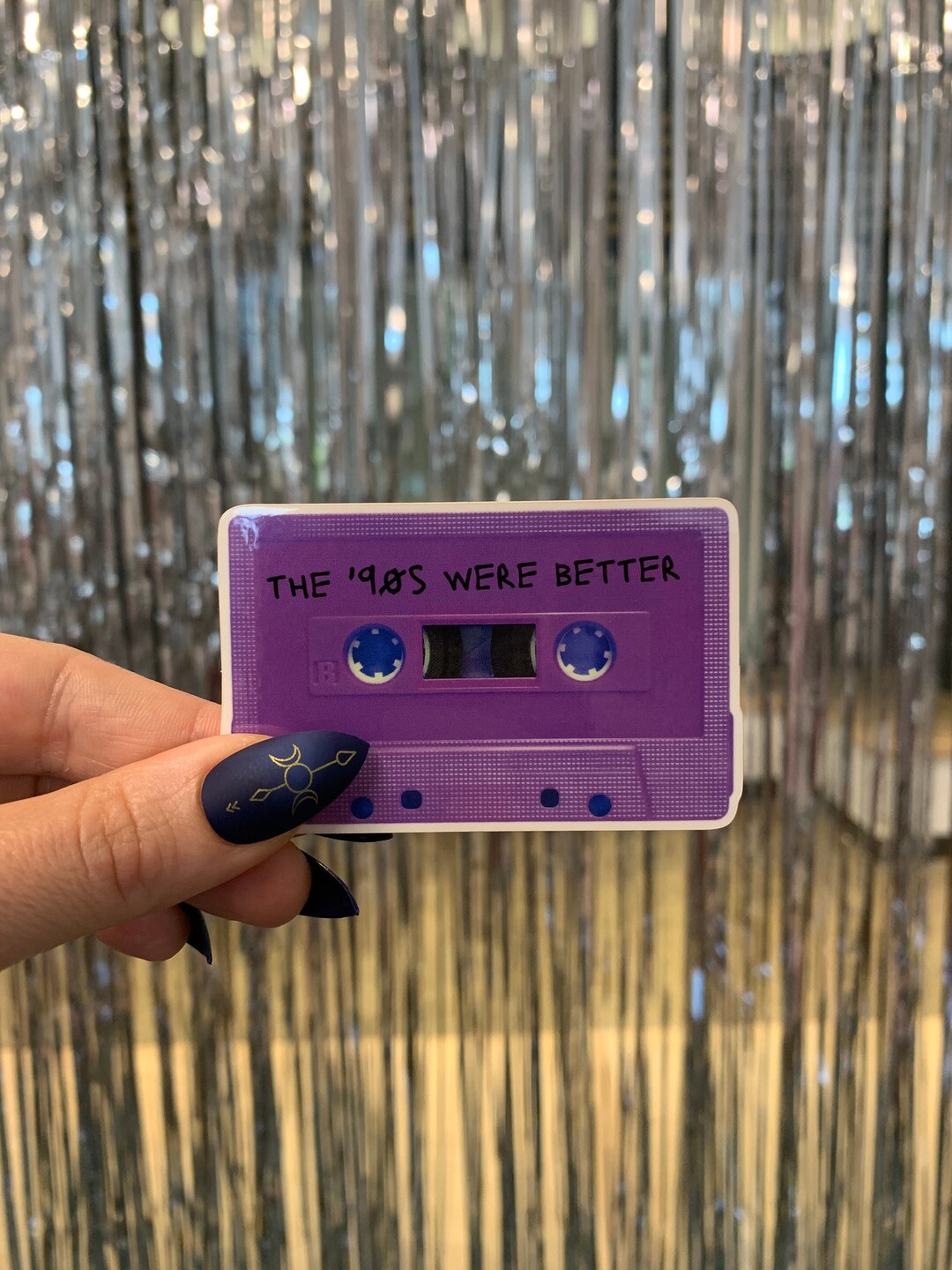 The 90's Were Better Glossy Die Cut Vinyl Sticker Weatherproof Water ...