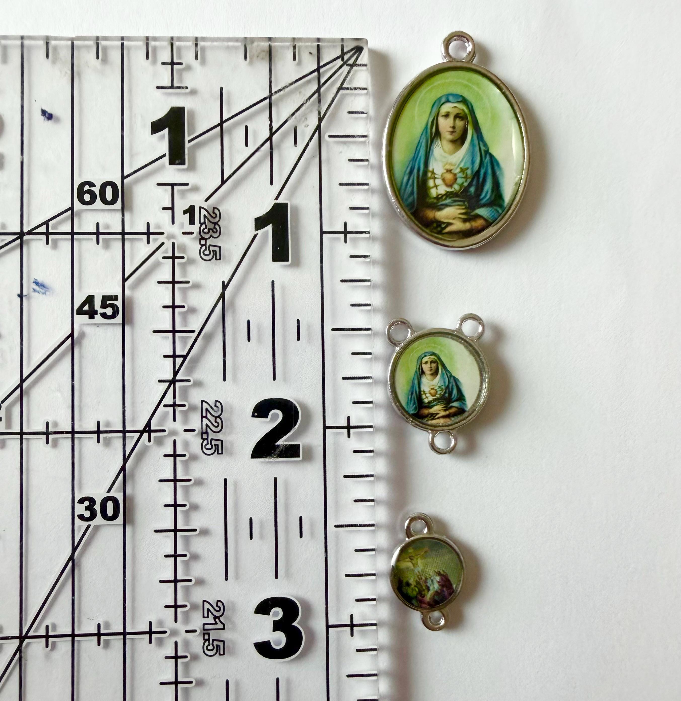 Seven Sorrows Siete Dolores of Mary Chaplet Parts Set - Etsy