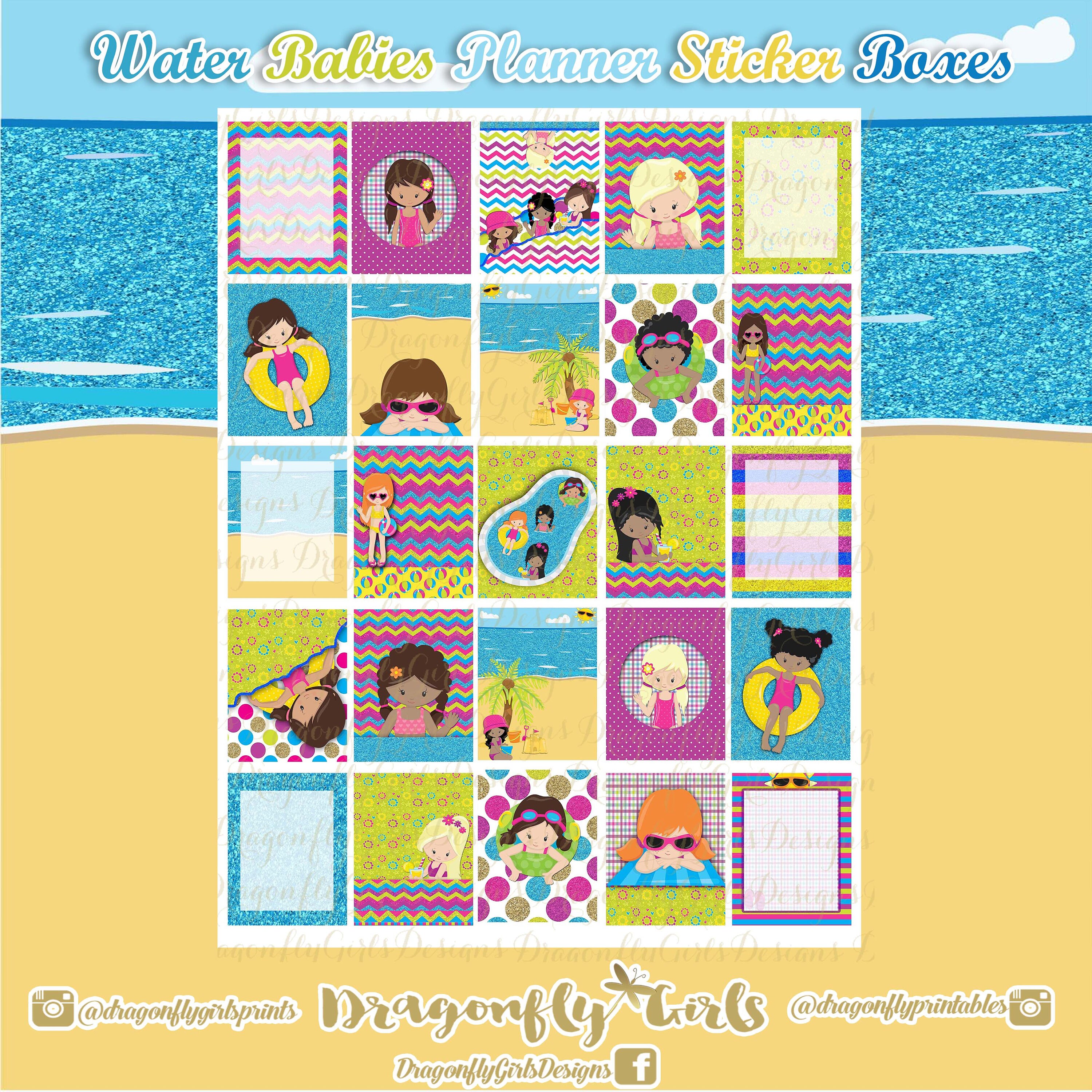 BUNDLE SALE All 20 Printable Planner Stickers Sheets 25 | Etsy